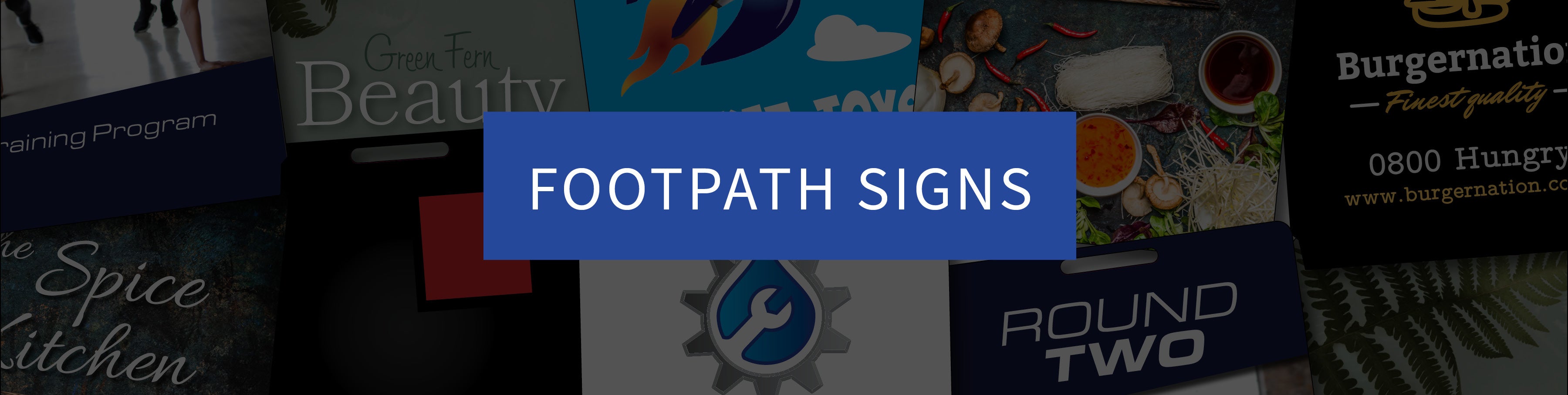 Footpath Signs — The Print Company