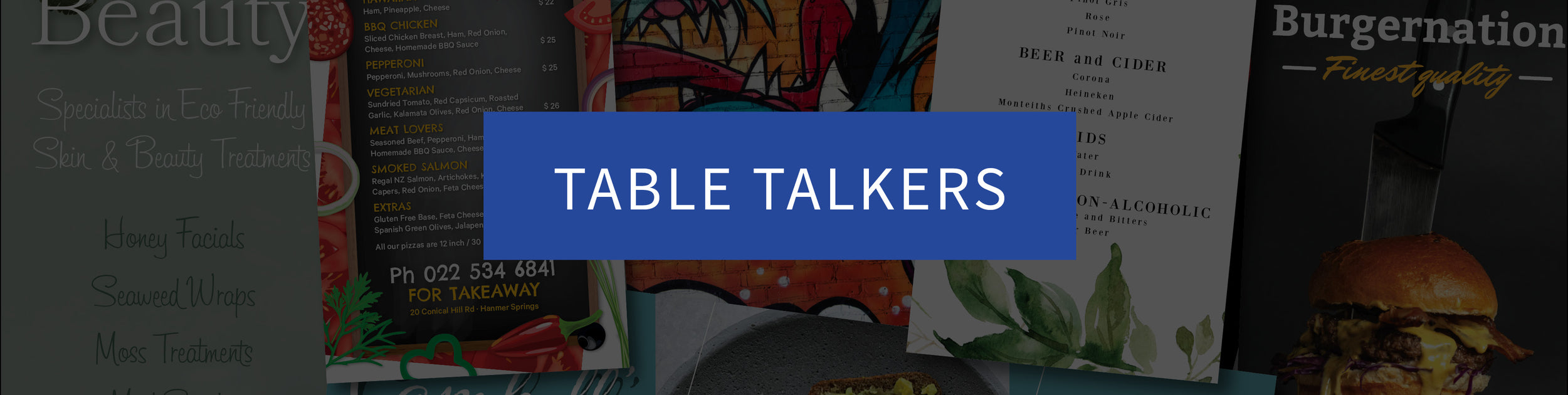 Table Talkers — The Print Company