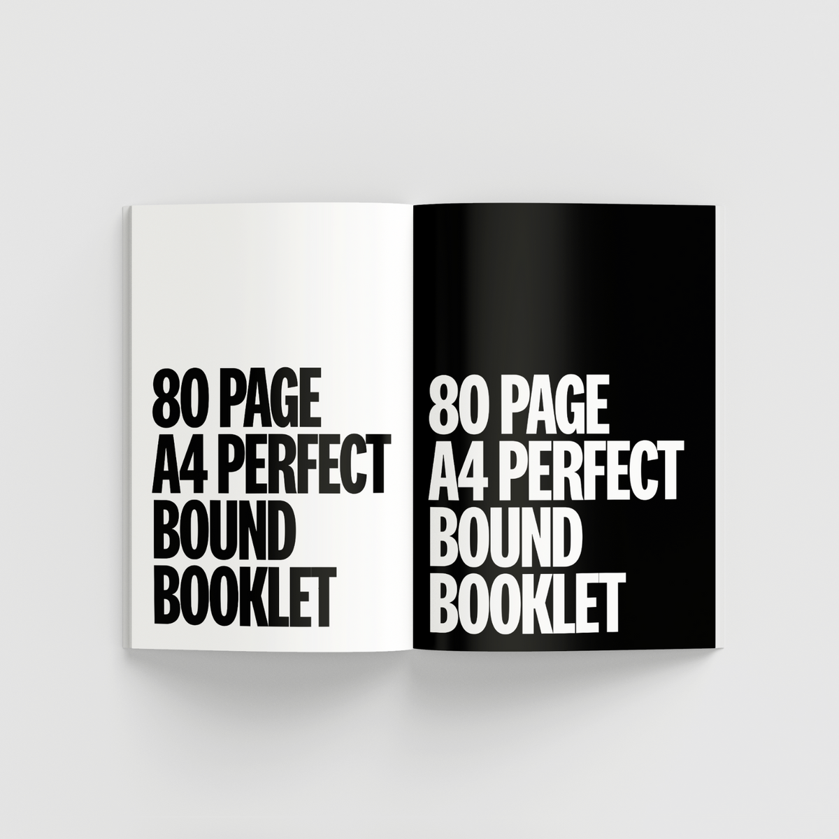 80 Page A4 Perfect Bound Booklet — The Print Company