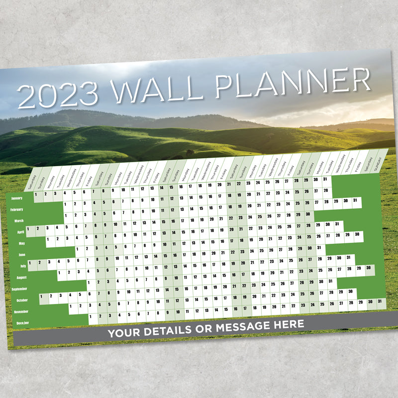 Personalised A0 Wall Calendar — The Print Company