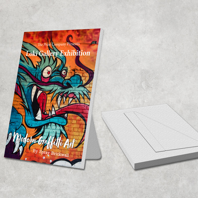 Strutted Foam Board Showcard - 300 x 400 — The Print Company