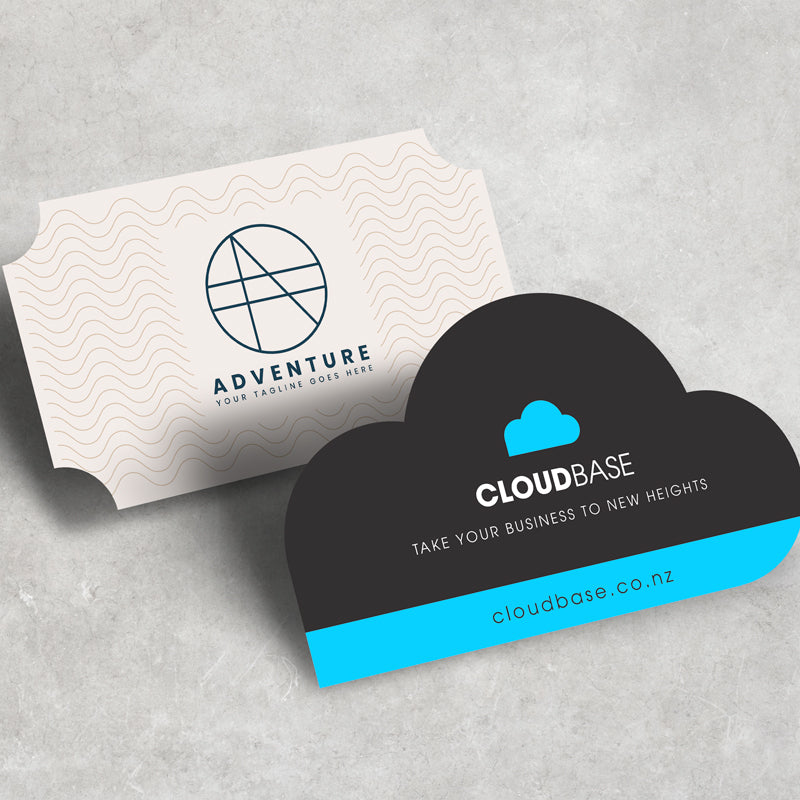Shaped 400gsm Business Cards — The Print Company